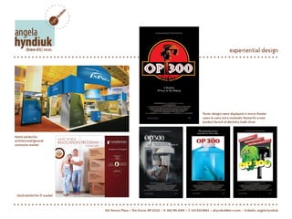 Angela Hyndiuk Design Portfolio | PDF