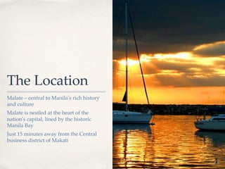 The Angela Apartments @ Malate, The Heritage | PDF
