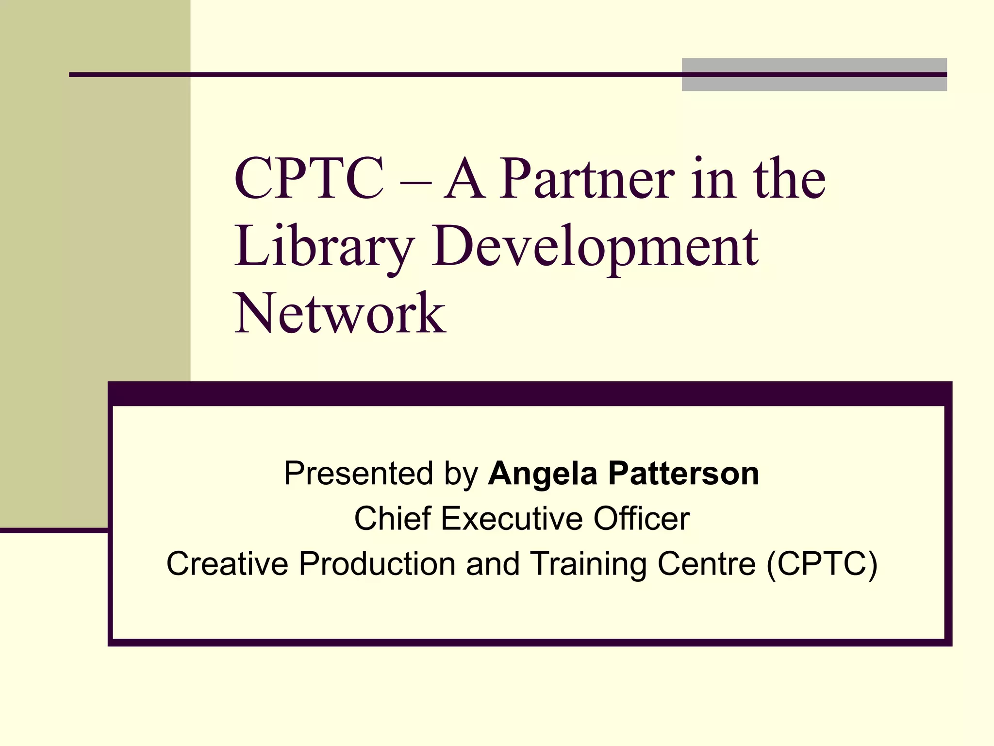 Angela Patterson | PPT | Business | Business and Finance