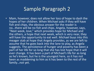 Angelas Ashes essay example | PPTX