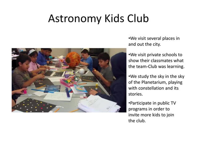 Teaching Astronomy to kids | PDF