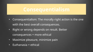 Theory of Knowledge Presentation on Euthanasia | PPTX