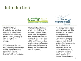 Mobilising Private Sector Capital for CCS in the UK - Dr Angela Whelan ...