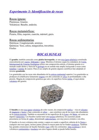 Rocas Metamórficas De Filita