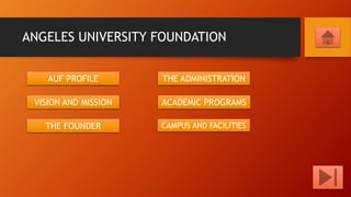 ANGELES UNIVERSITY FOUNDATION | PPTX