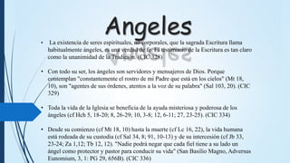 Ángeles y apariciones marianas. Criterios de discernimiento | PPTX