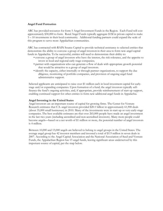 Angel fund formation narrative | PDF