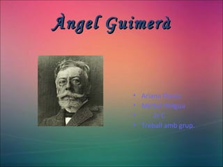 Angel guimera presentacion terminada | PPT
