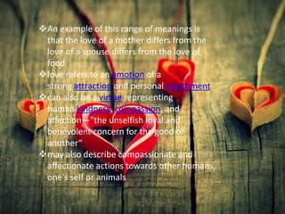 love | PPT