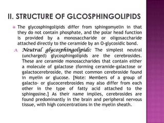 PHOSPHOLIPID METABOLISM & GLYCOLIPID METABOLISM | PPTX