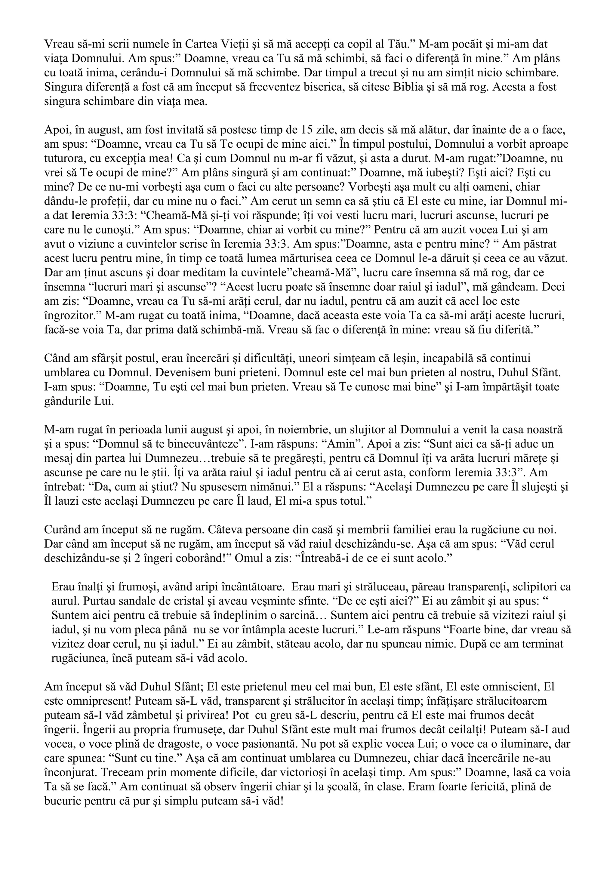 Angelica Zambrano – Revelația raiului și a iadului | PDF