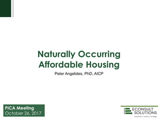 Naturally Occurring Affordable Housing in Philadelphia | PPT