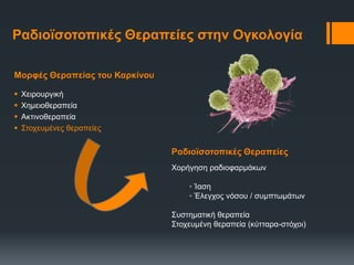 Πυρηνική Ιατρική: Θεραπευτικές εφαρμογές | PPTX