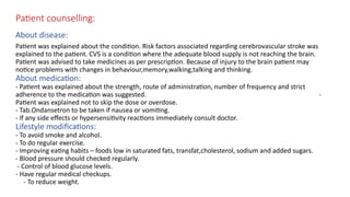 Cerebrovascular stroke CVS introduction, pathophysiology, case ...