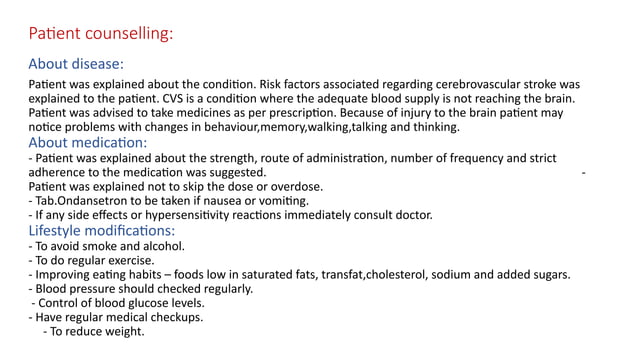 Cerebrovascular stroke CVS introduction, pathophysiology, case ...