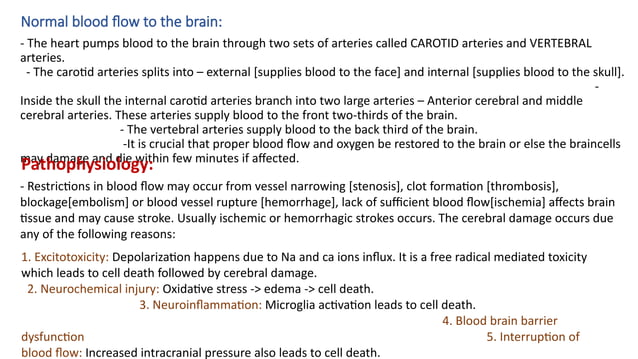 Cerebrovascular stroke CVS introduction, pathophysiology, case presentation and treatment.pptx