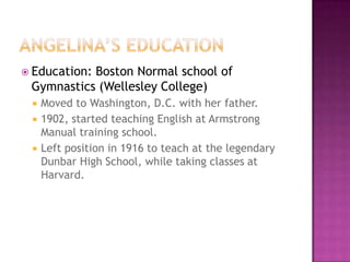Angelina Weld Grimke | PPT