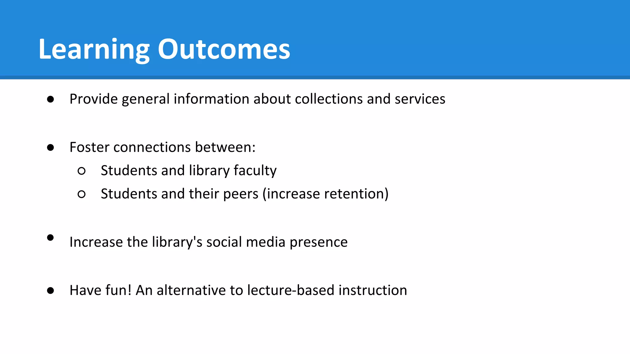 The amazing library race: using problem-based learning and assessment ...
