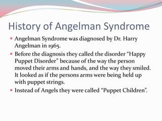Angelman syndrome | PPTX