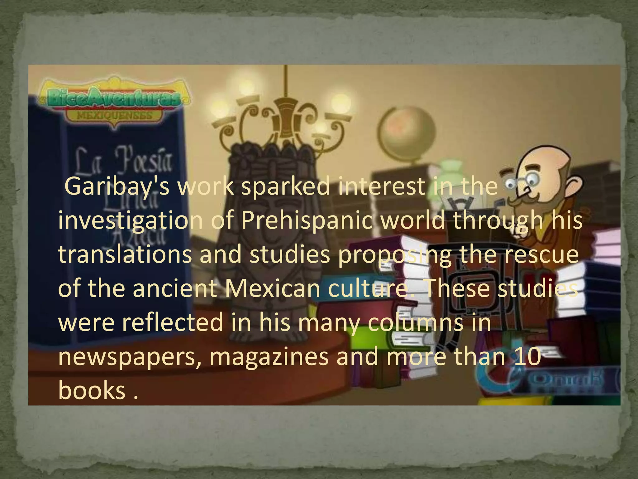 Angel maria garibay | PPT