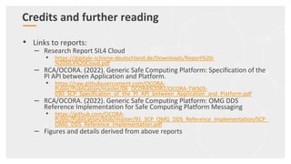 RCA OCORA: Safe Computing Platform using open standards | PDF