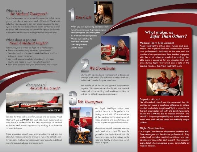 Angel MedFlight Air Ambulance Patient Brochure