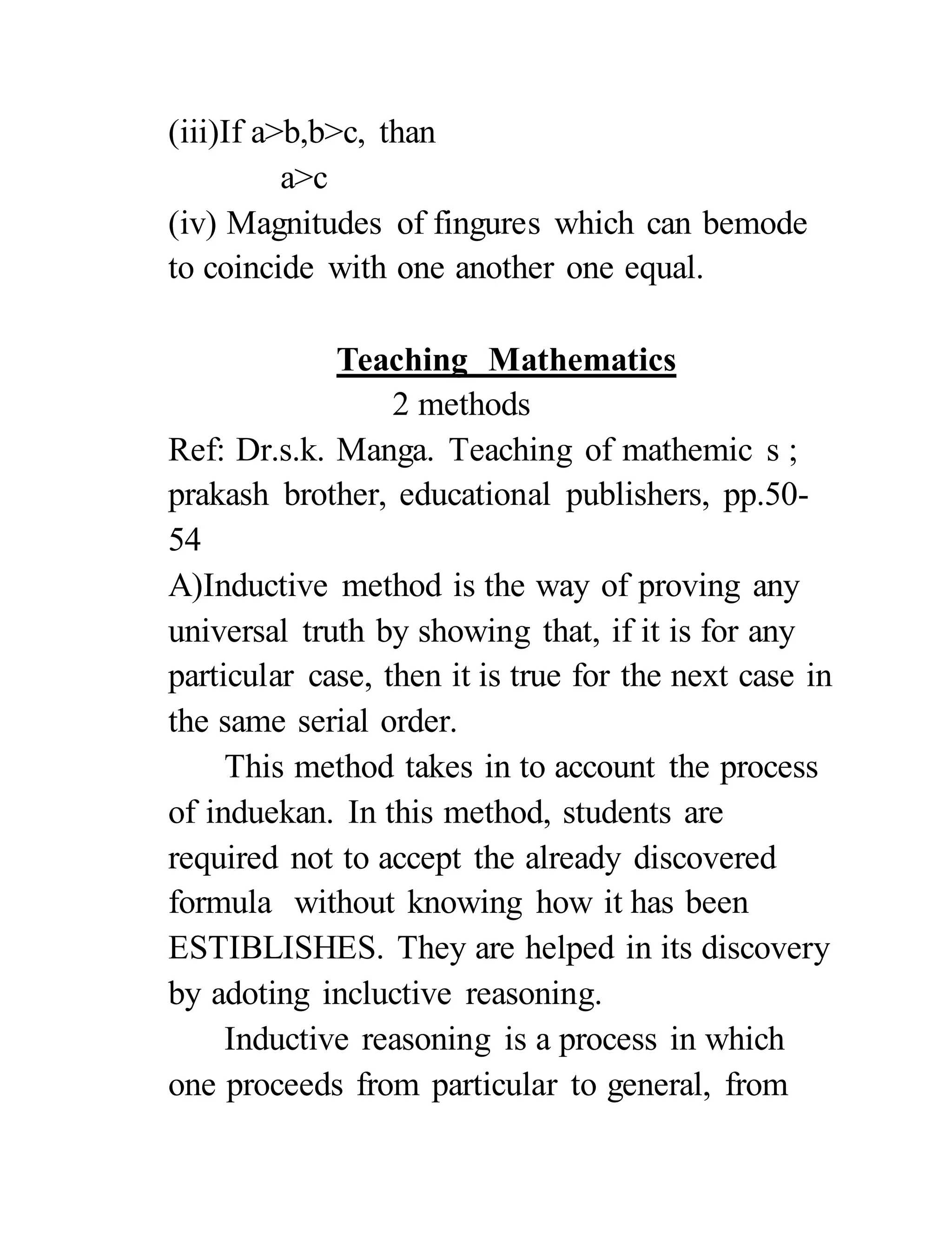 Nature ,Scope,Meaning and Definition of Mathematics | DOCX