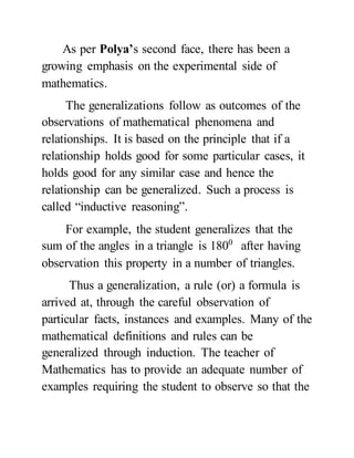 Nature ,Scope,Meaning and Definition of Mathematics | DOCX
