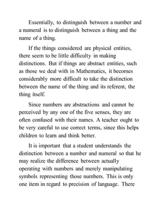 Nature ,Scope,Meaning and Definition of Mathematics | DOCX | Educational Assessment | Education