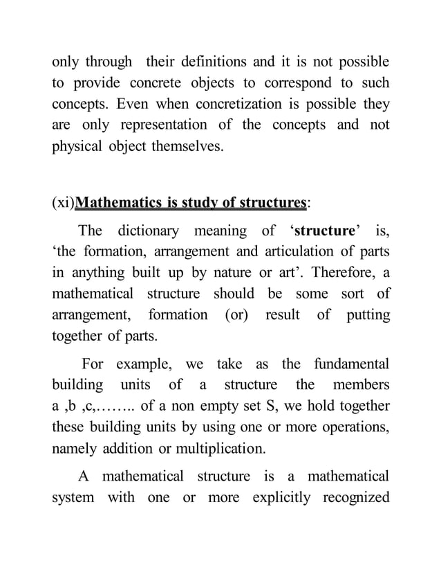 Nature ,Scope,Meaning and Definition of Mathematics pdf 4 | PDF