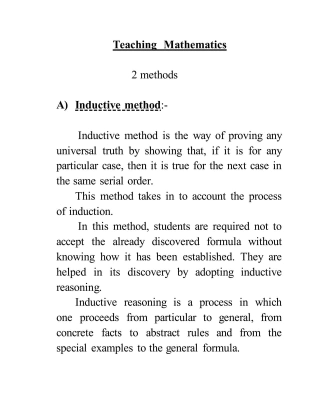 Nature ,Scope,Meaning and Definition of Mathematics pdf 4 | PDF