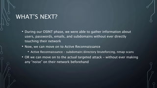 Angelo Alviar OSINT 101 Presentation - Forensics and Security Technology | PPT