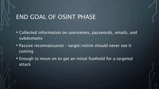 Angelo Alviar OSINT 101 Presentation - Forensics and Security Technology | PPTX | Search | Internet