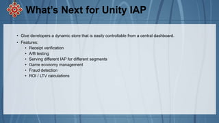 How to Start Monetizing Your Game with Unity IAP | Angelo Ferro | PPT