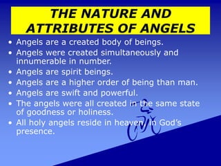 Angelology: Angels Good and Bad — Who Are They? | PPTX