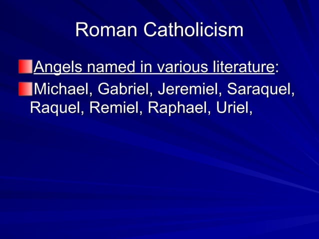 Angelology 1 (Introduction on Angels) | PDF | Christianity | Religion ...