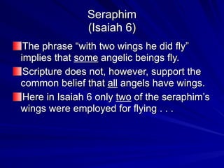 Angelology 6 (Archangel, Cherubim, Seraphim) | PDF