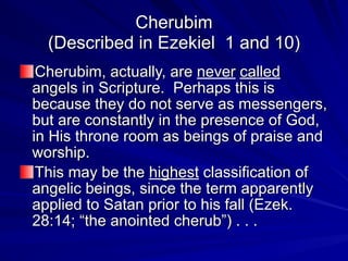 Angelology 6 (Archangel, Cherubim, Seraphim) | PDF