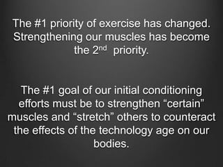 Intelligent exercise selection for posture and health. | PPTX