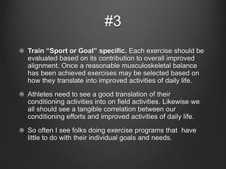 Intelligent exercise selection for posture and health. | PPTX