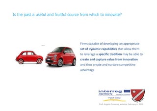 Innovation through Tradition in Tourism and Hospitality Industry | PDF