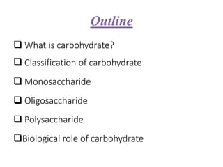Carbohydrate | PPTX
