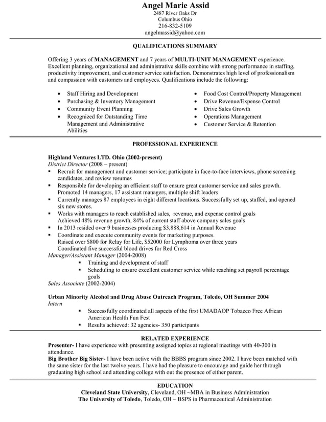 Angel resume 2016 | DOC