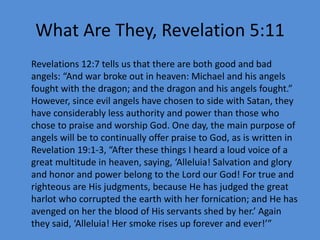 Angels, Who They Are and What Is Their Role On Earth | PPTX