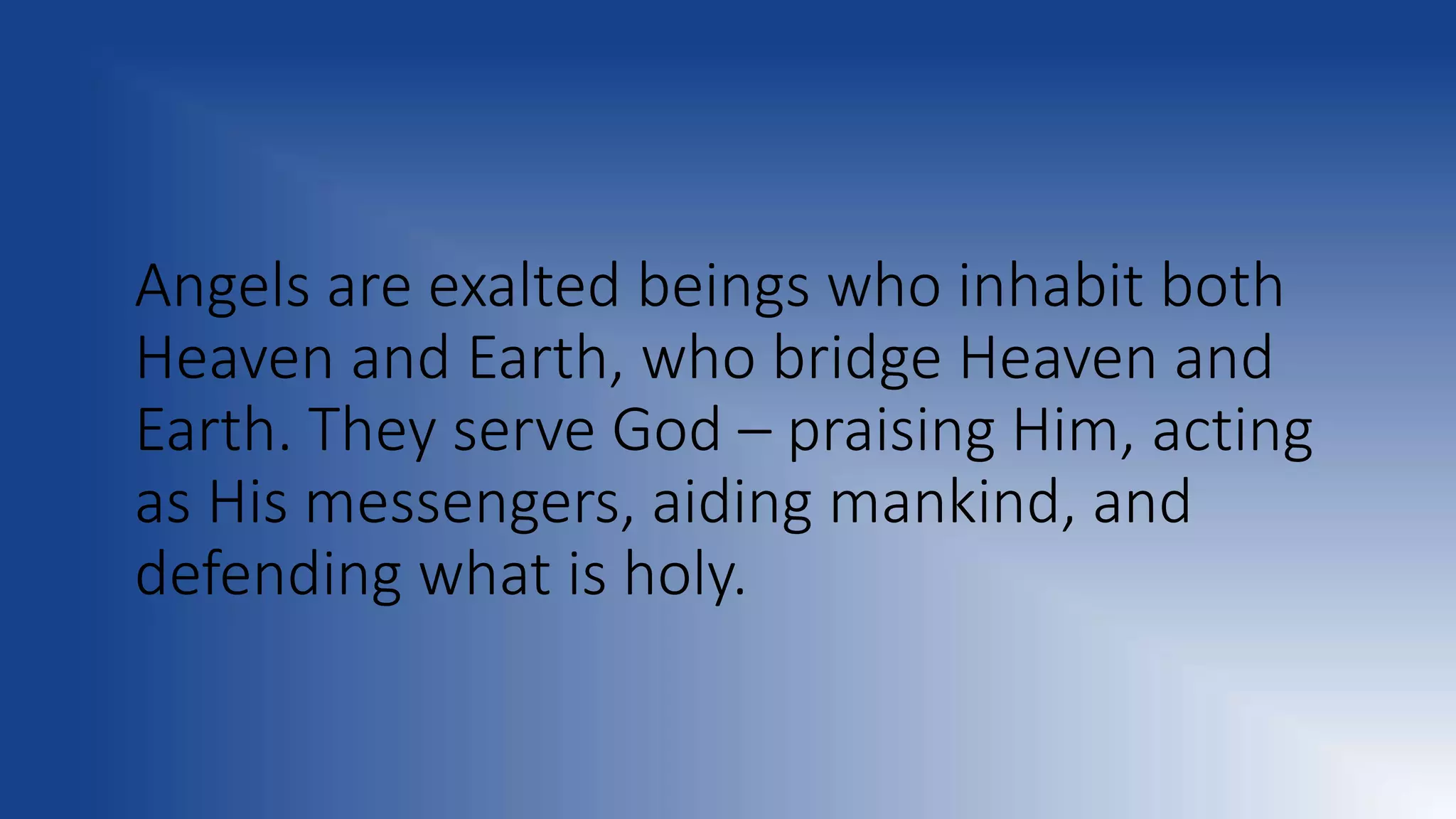 Angels | PPTX | Christianity | Religion & Spirituality