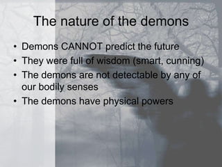 Angels and demons- St Cyprian and St Justina, | PPTX