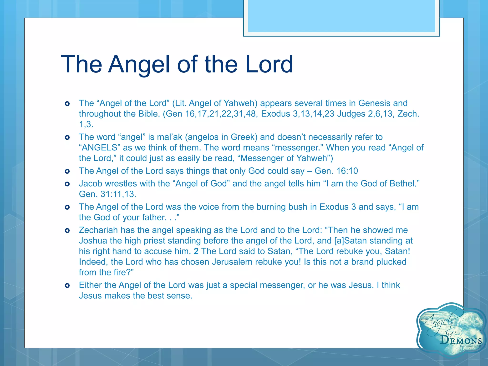 Angels and Demons | PPTX