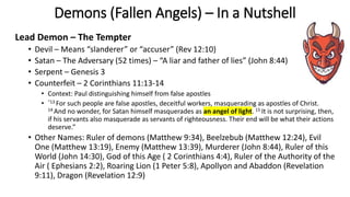 Angels and demons | PPTX