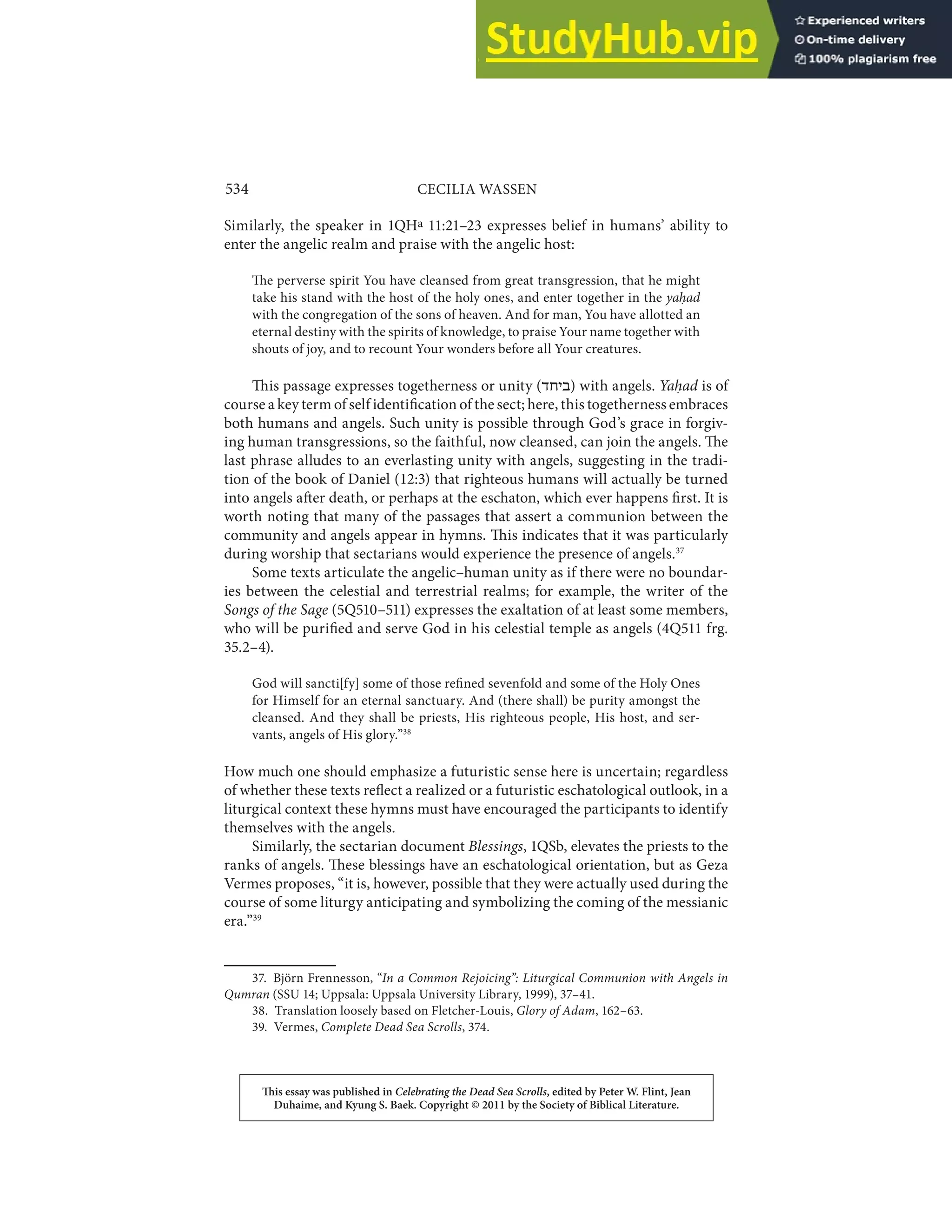 Angels And Humans Boundaries And Synergies | PDF