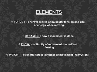 The Elements of Dance | PPTX